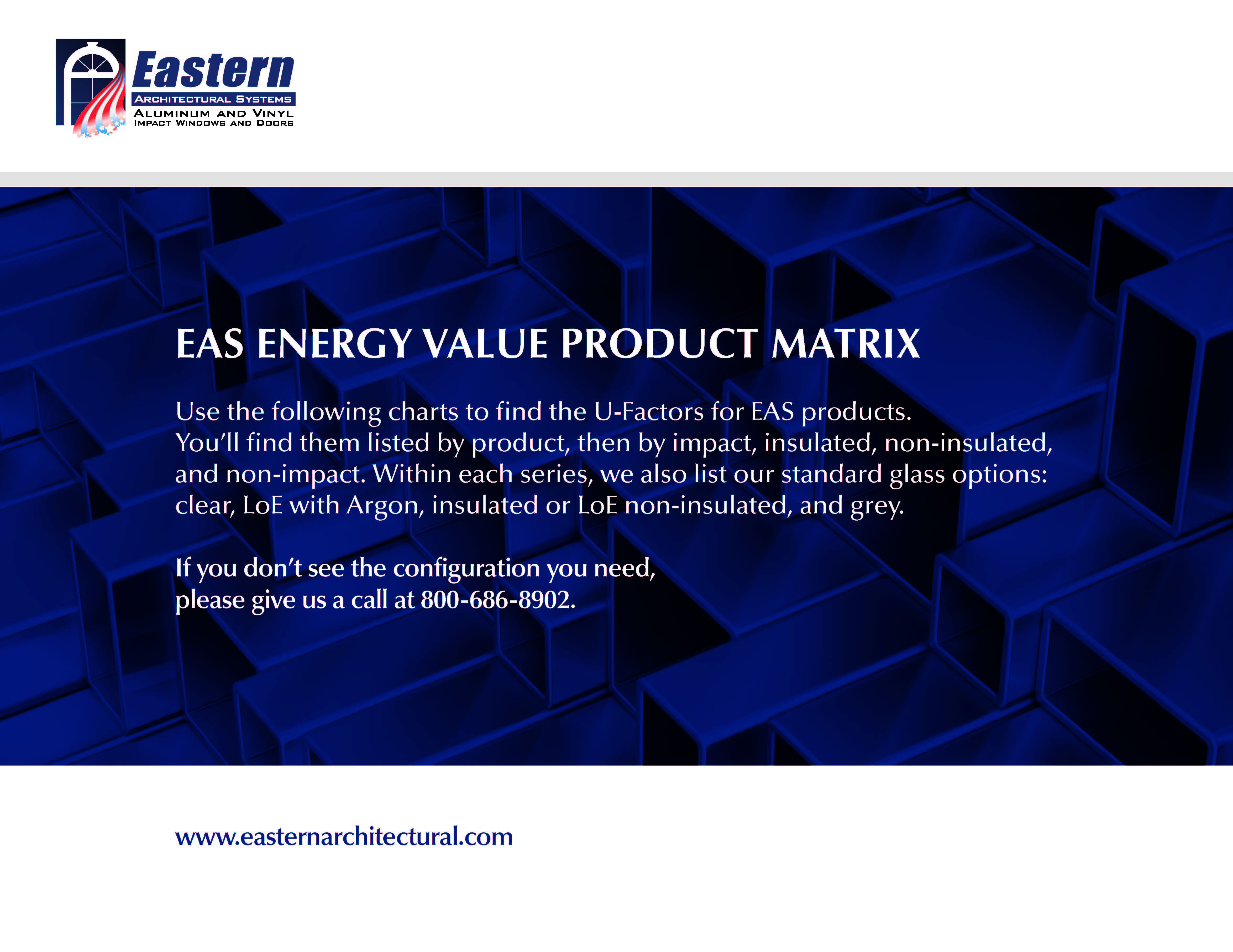 Energy Value Product Matrix | Download | Eastern Architectural Systems